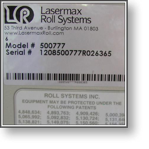 Lot #26: Lasermax Roll Systems RSI Web Cut Sheet Finishing System + C8 ...